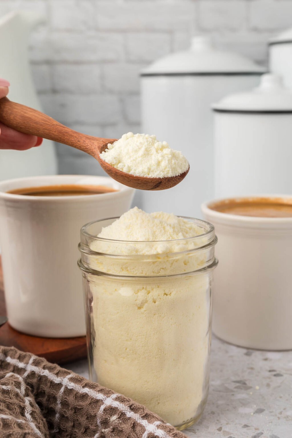 Homemade Powdered Coffee Creamer - One Crazy Mom