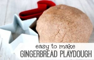Gingerbread Playdough - Gingerbread Playdough Recipe