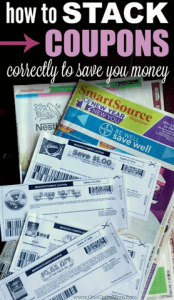 How to Stack Coupons -Stacking coupons to Maximize Savings