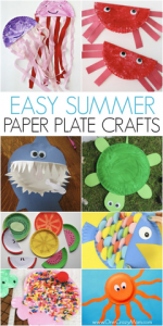 Easy Summer Paper Plate Crafts for Kids- Paper Plate Crafts!