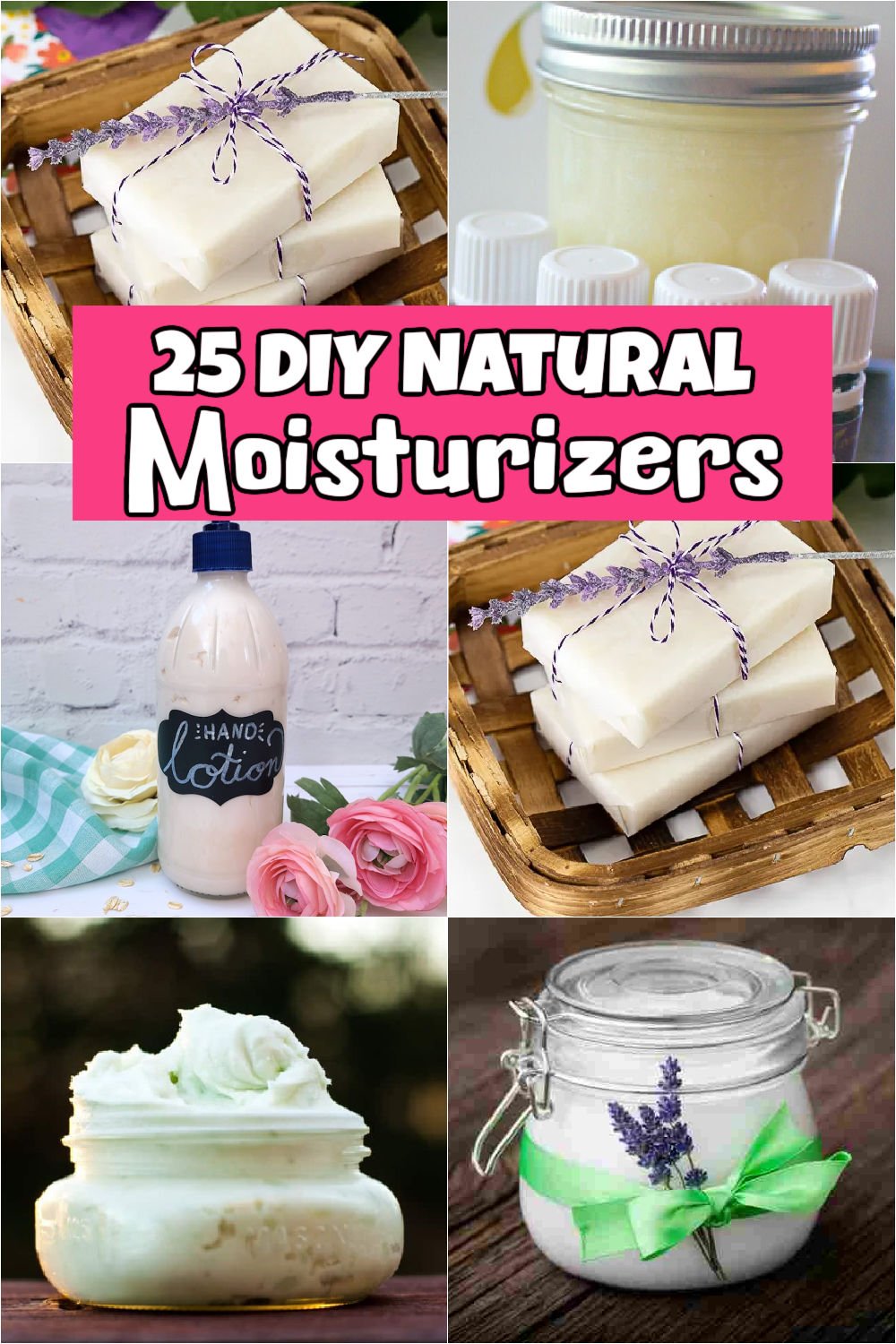 Natural Moisturizers - 25 Homemade Moisturizer Ideas