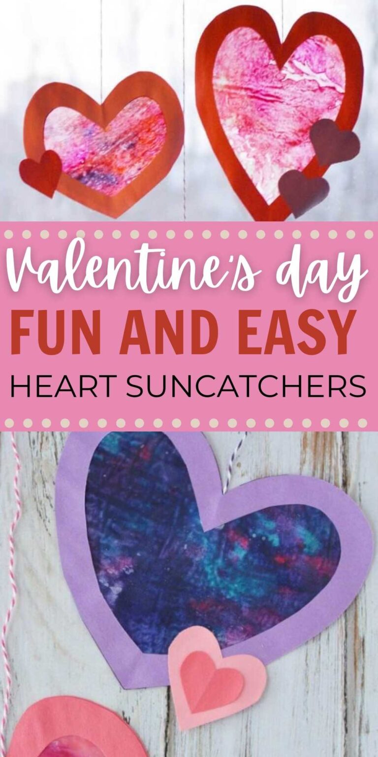 Heart Suncatcher - Fun and Easy Valentine's Day Craft