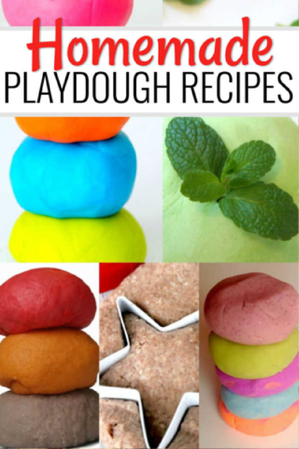 Homemade Playdough Recipes - One Crazy Mom