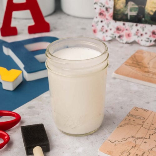 How to Make Mod Podge - One Crazy Mom