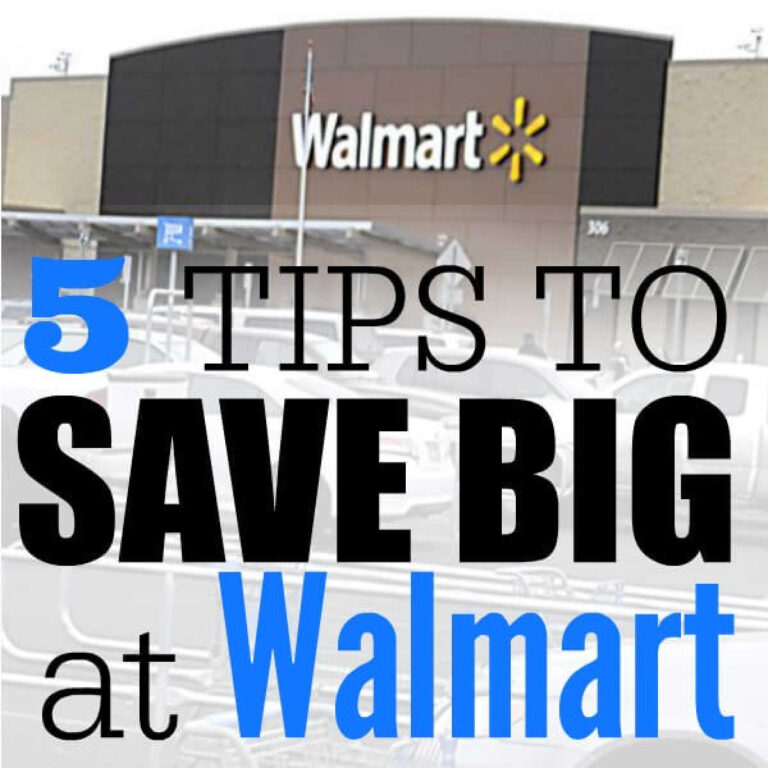 How to save money at Walmart - 5 Tips to Save at Walmart