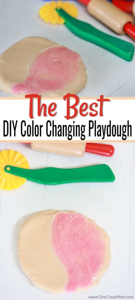 Color Changing Homemade Playdough Recipe - homemade playdough
