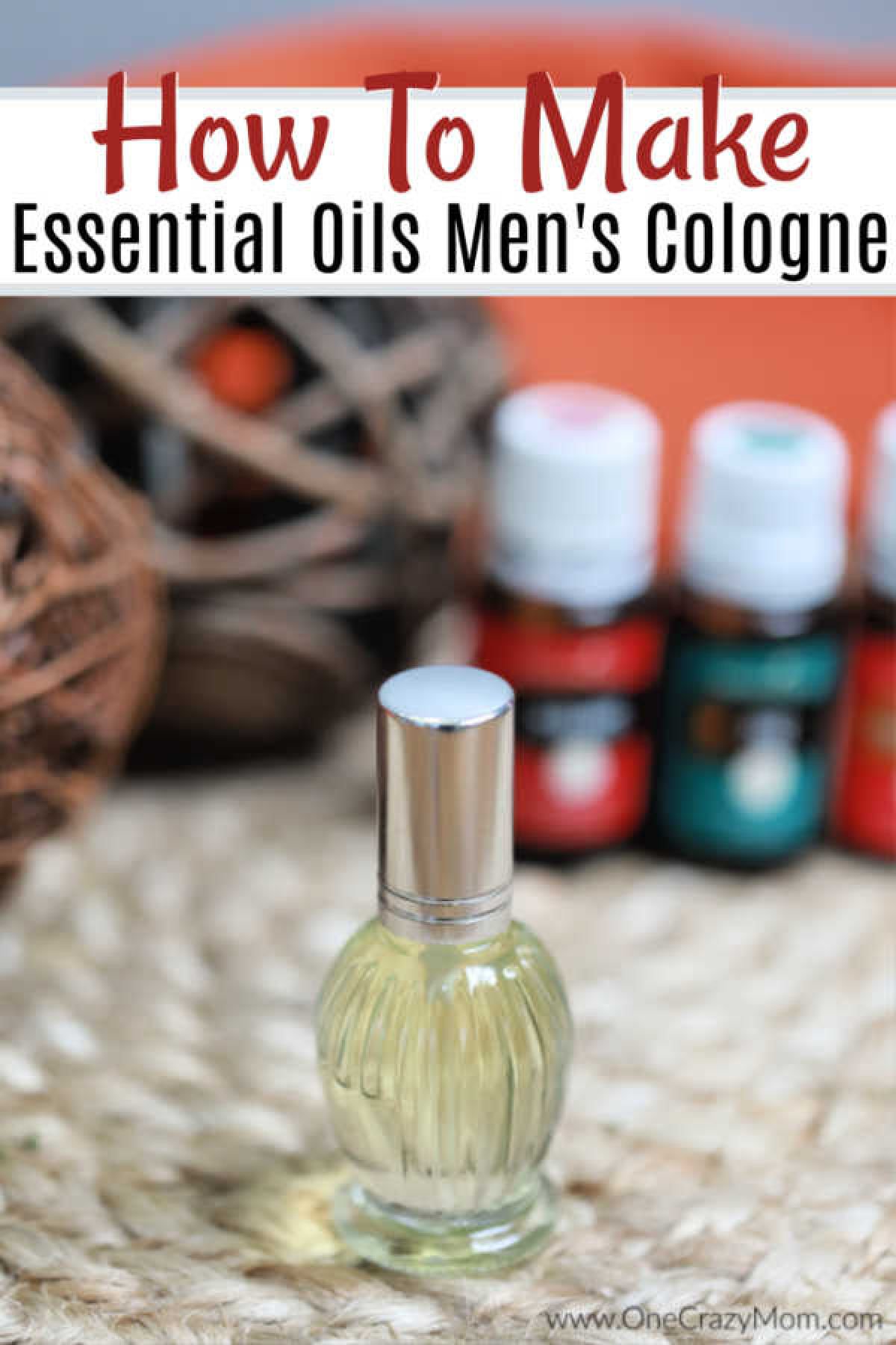 DIY Cologne for Men - how to make natural cologne