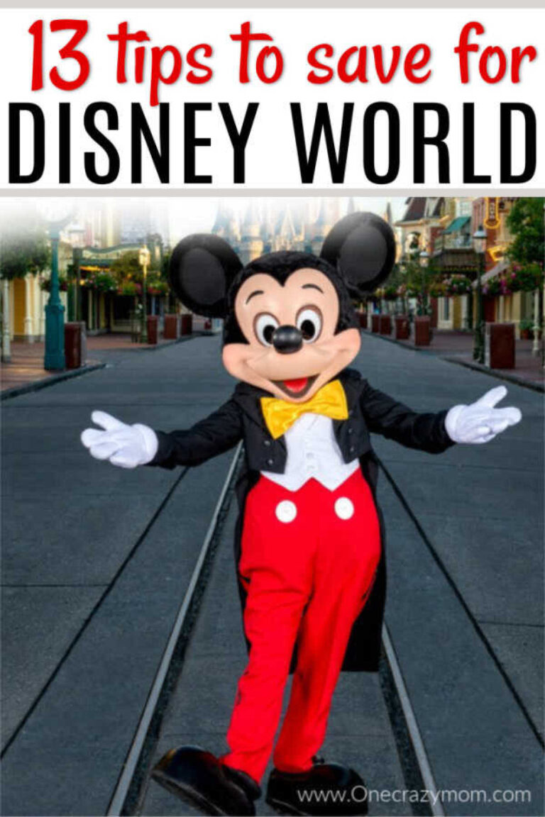 Saving for Disney World vacation - Disney World money saving tips