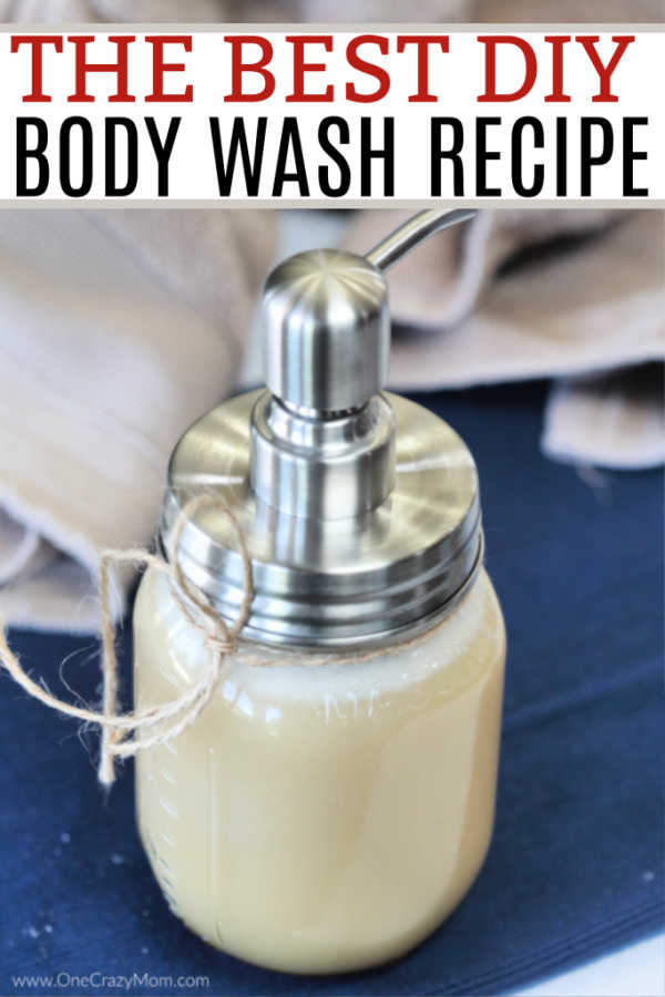 DIY Body Wash Moisturzing Homemade Body Wash