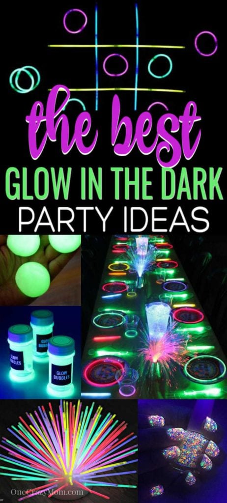 Glow in the dark party ideas - 20 glow in the dark birthday party ideas