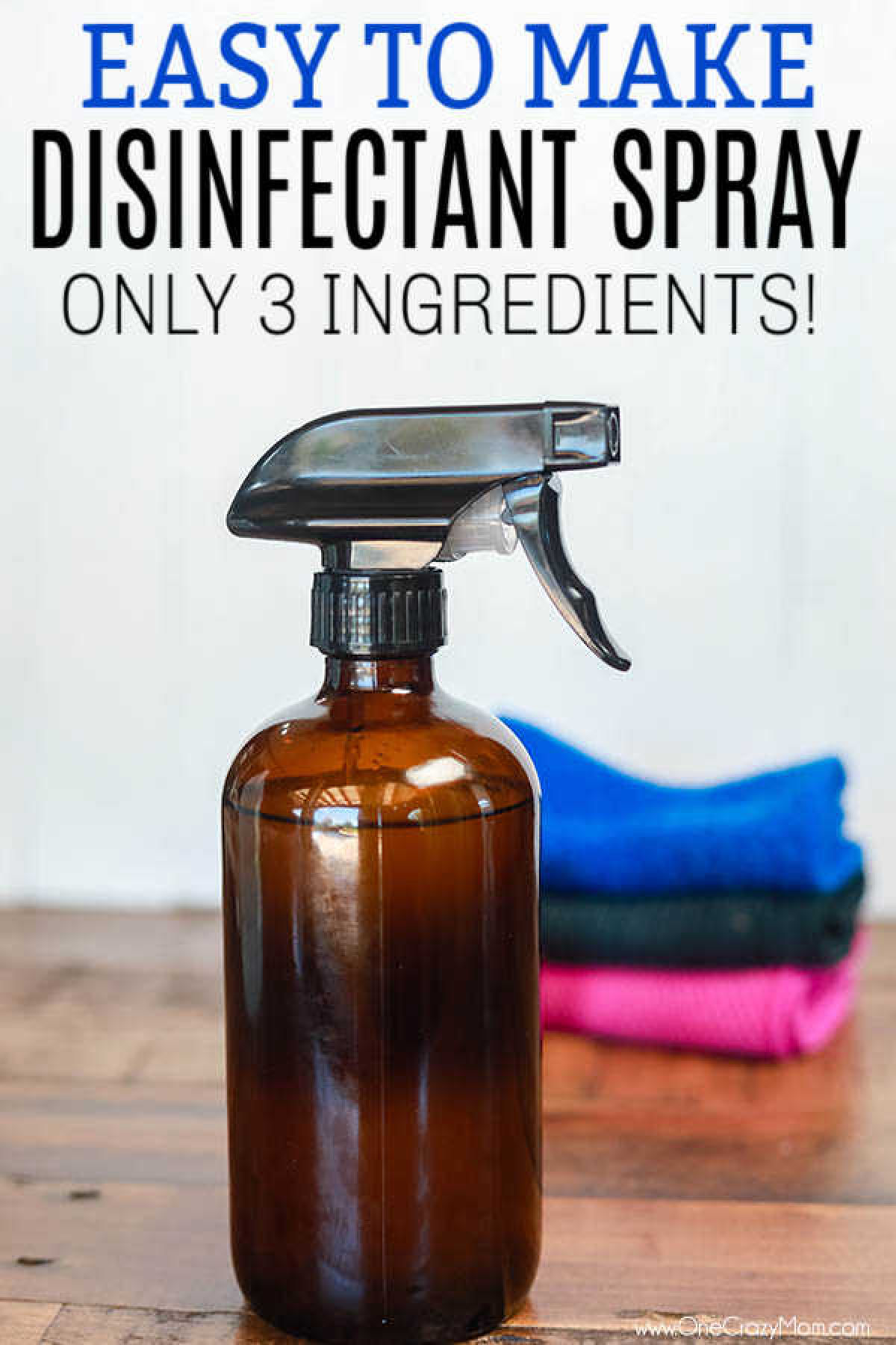 DIY Disinfectant Spray - Easy and budget friendly disinfectant