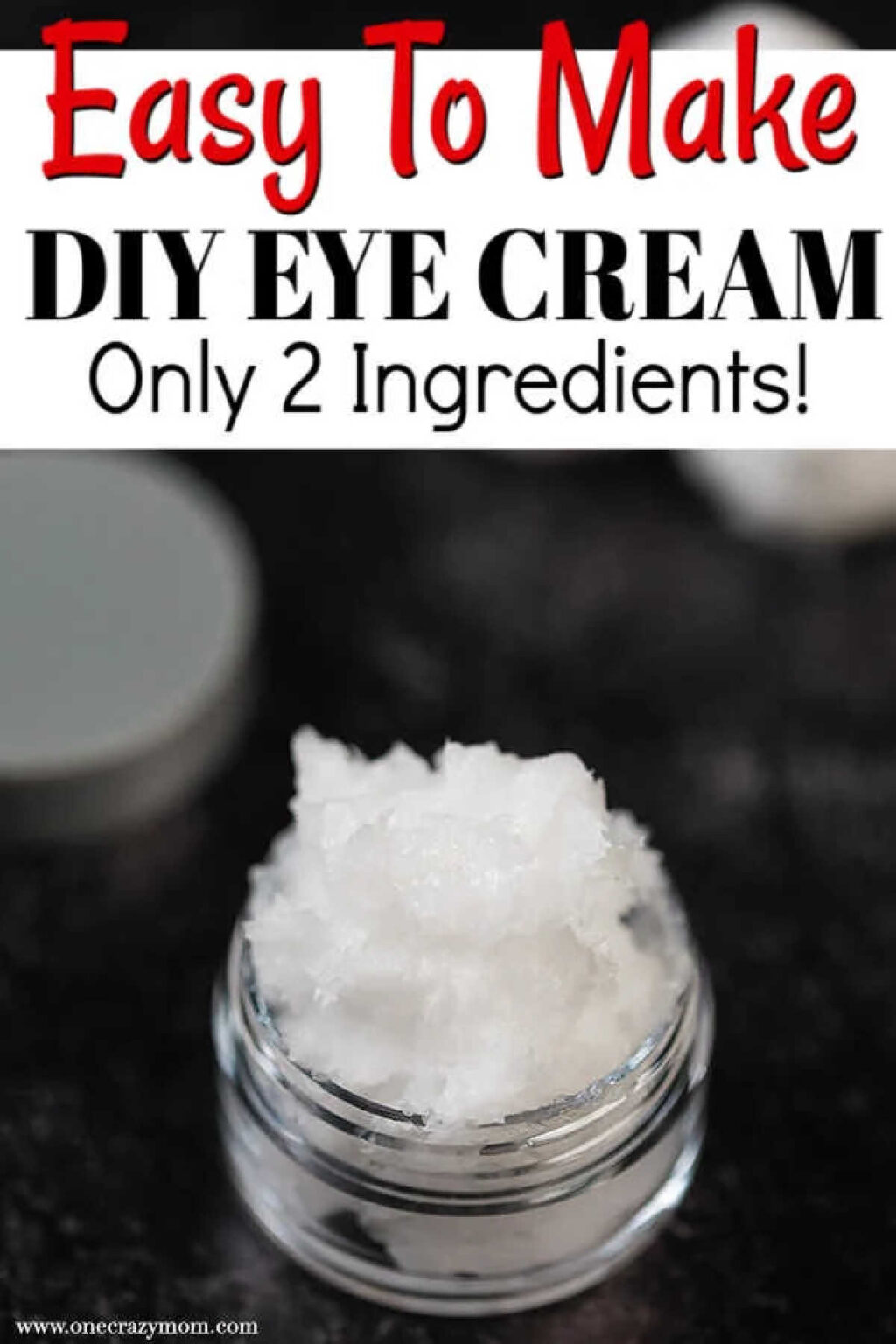 DIY Under Eye Cream - easy homemade eye cream