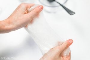 How to Make Clear Slime - One Crazy Mom
