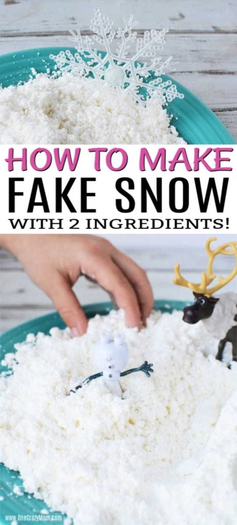 How to make fake snow - how to make snow in minutes