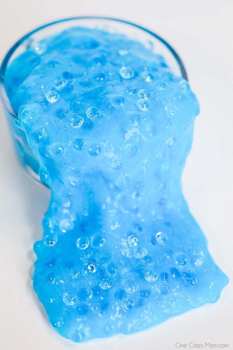 DIY Crunchy Slime - One Crazy Mom
