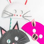 Animal Paper Plate Masks - diy paper plate masks