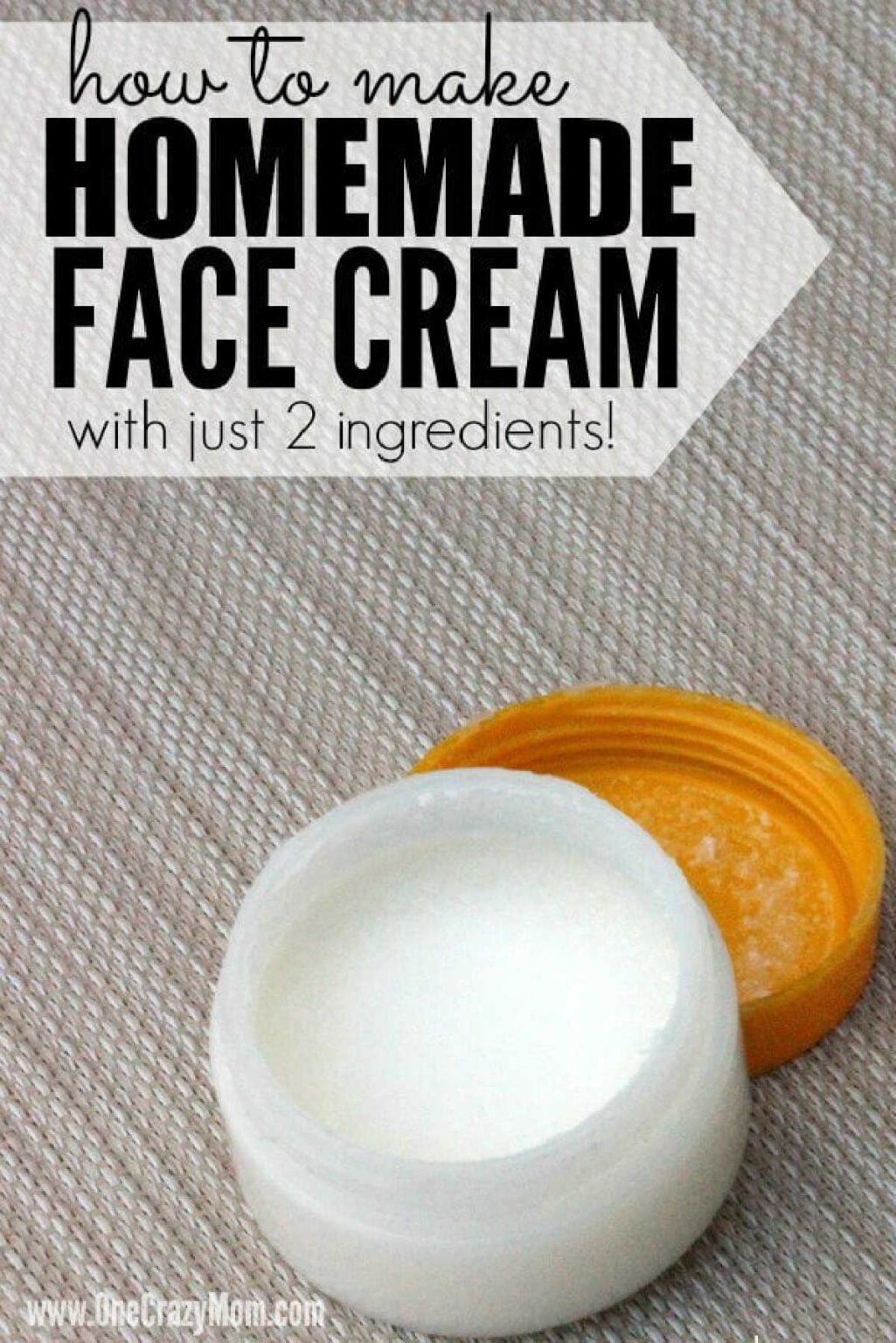 DIY Face Moisturizer - One Crazy Mom