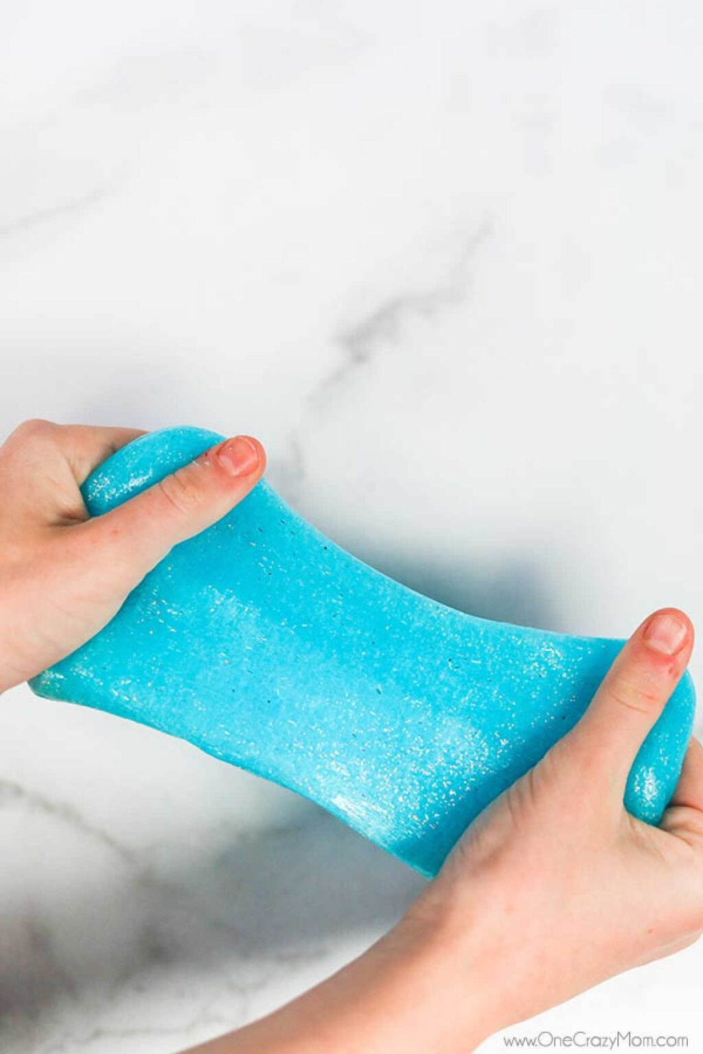 How to Make Slime with Contact Solution - One Crazy Mom