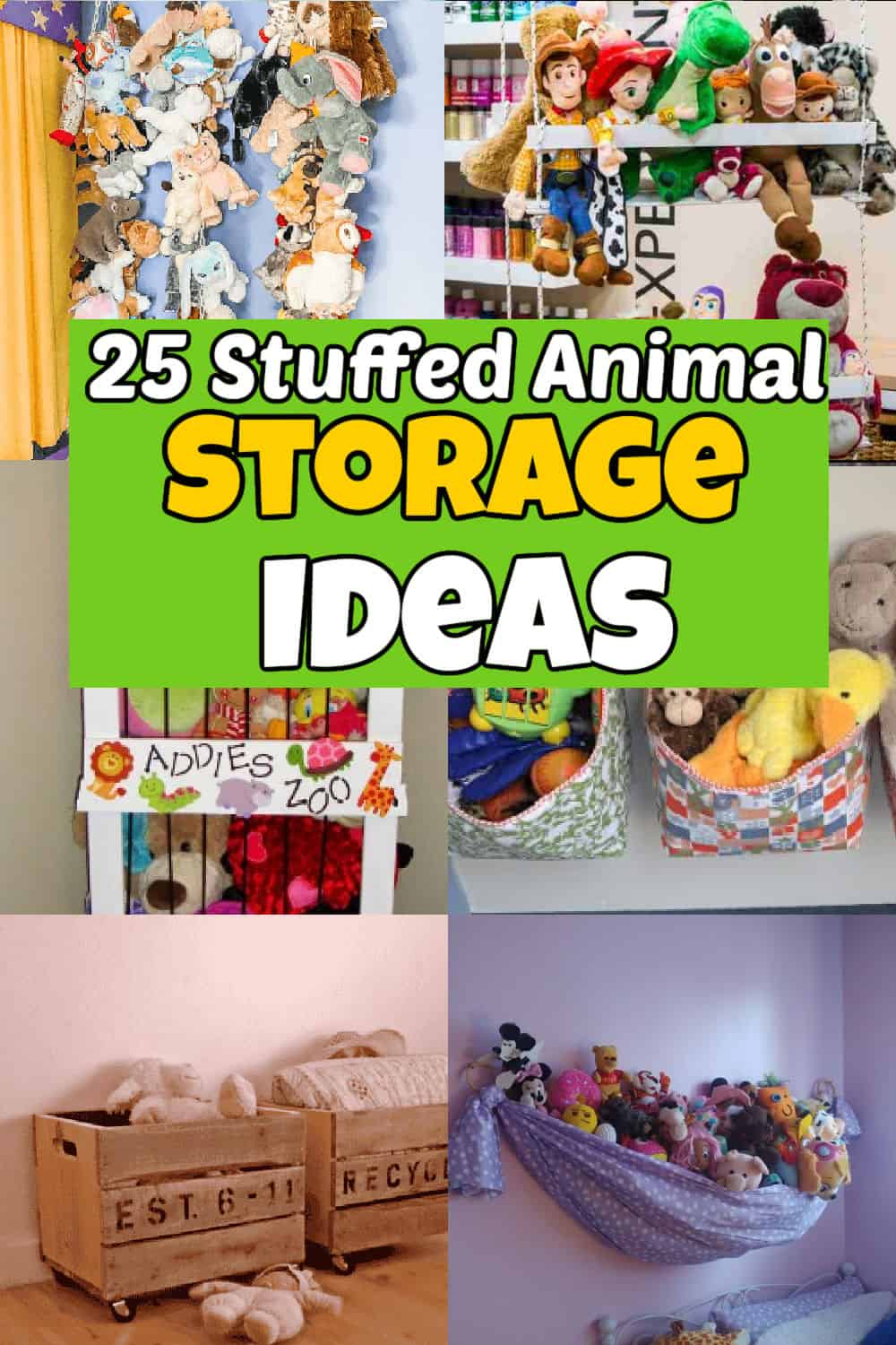 Stuffed Animal Storage - 25 Ideas on How to Store Stuffed Animals