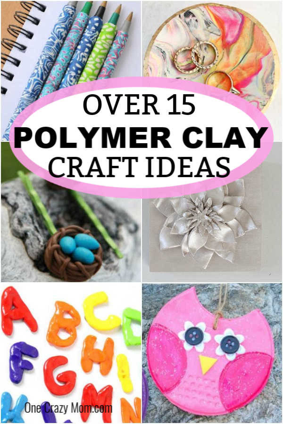 17 Easy Polymer Clay Ideas - polymer clay crafts for kids