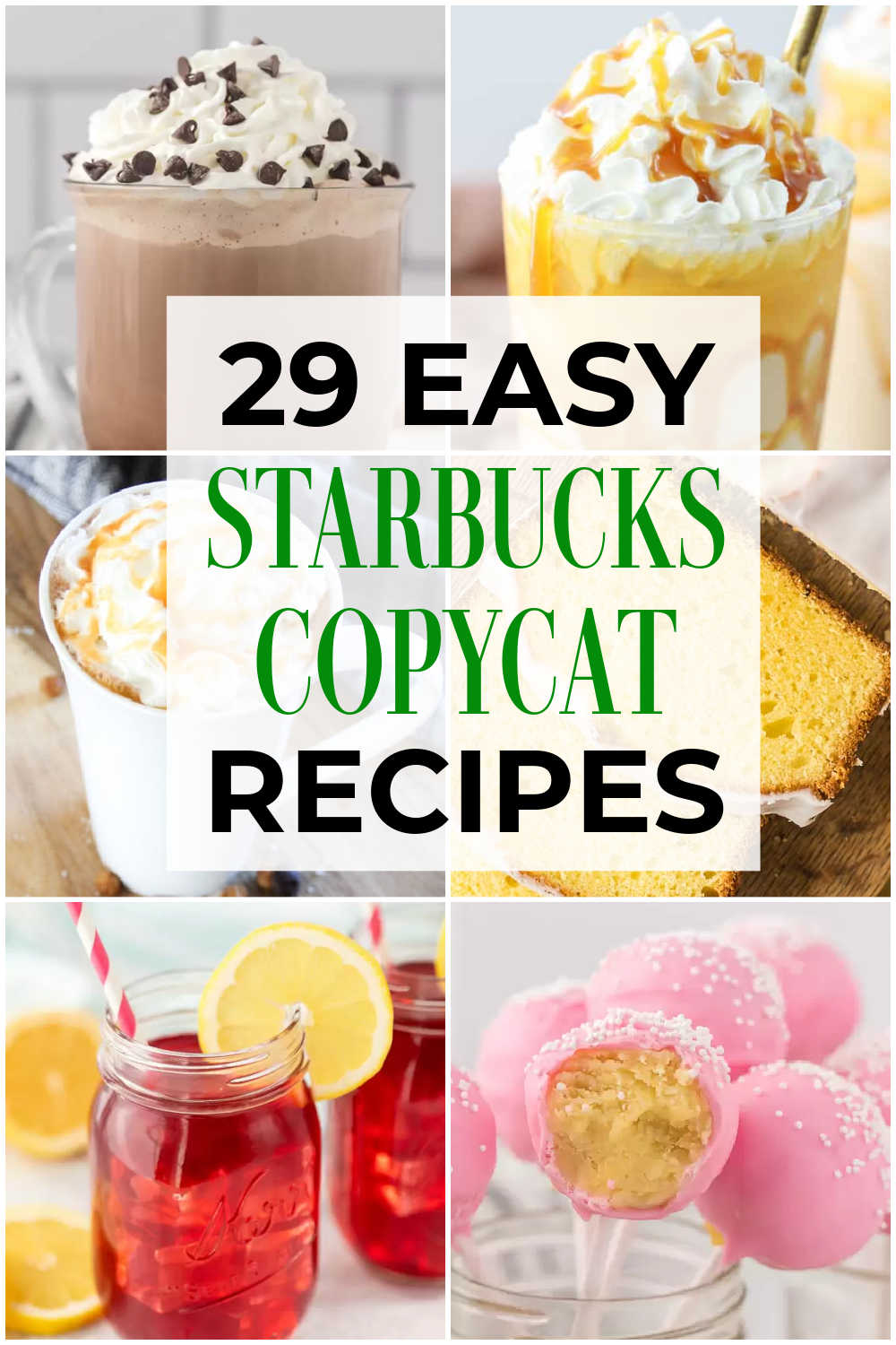 Starbucks Copycat Recipes - 29 Starbucks Recipes at home