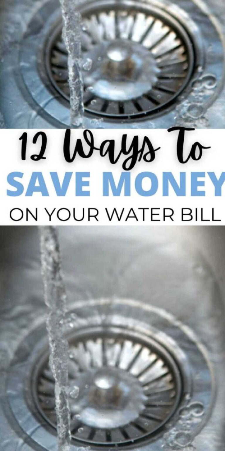 12 Ways to save money on the Water bill - Easy money saving tips