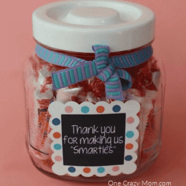 Smarties Teacher Gift - Free Smarties Printable