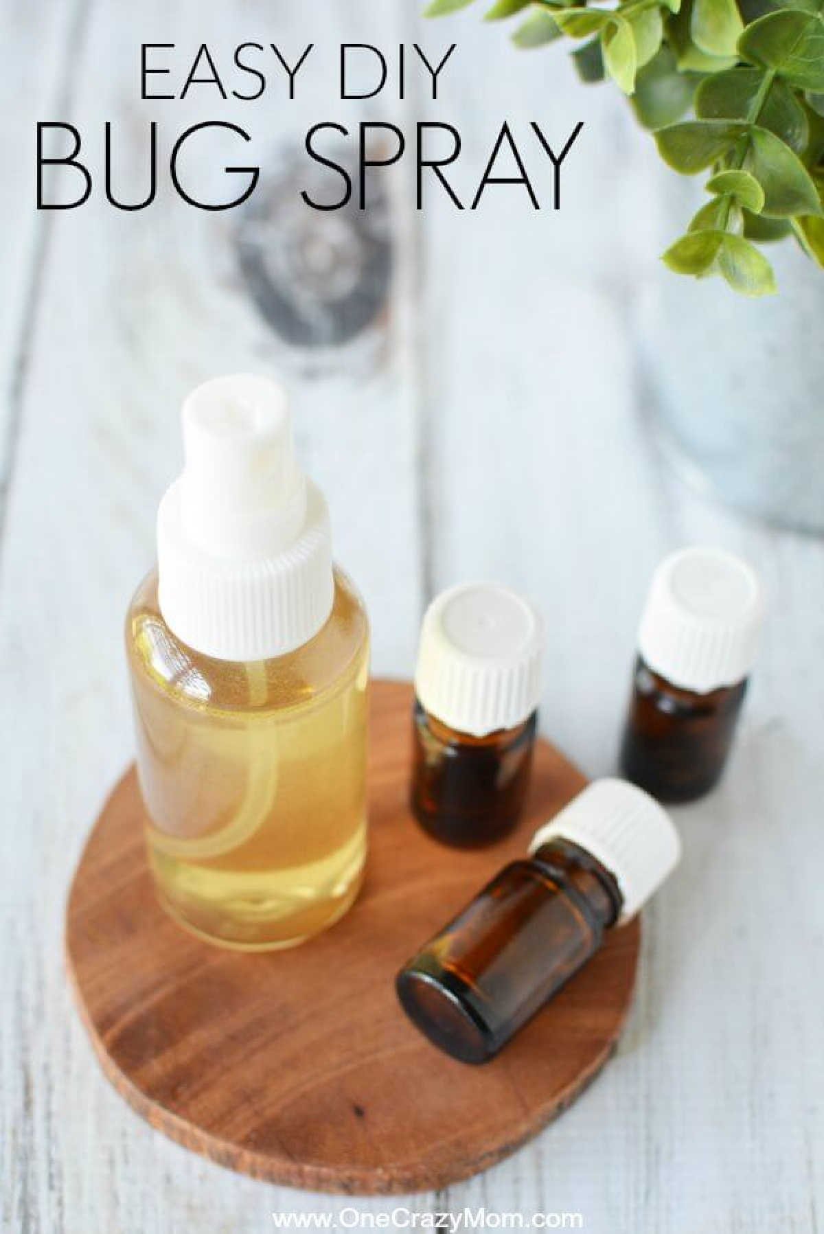 Homemade Bug Spray - One Crazy Mom