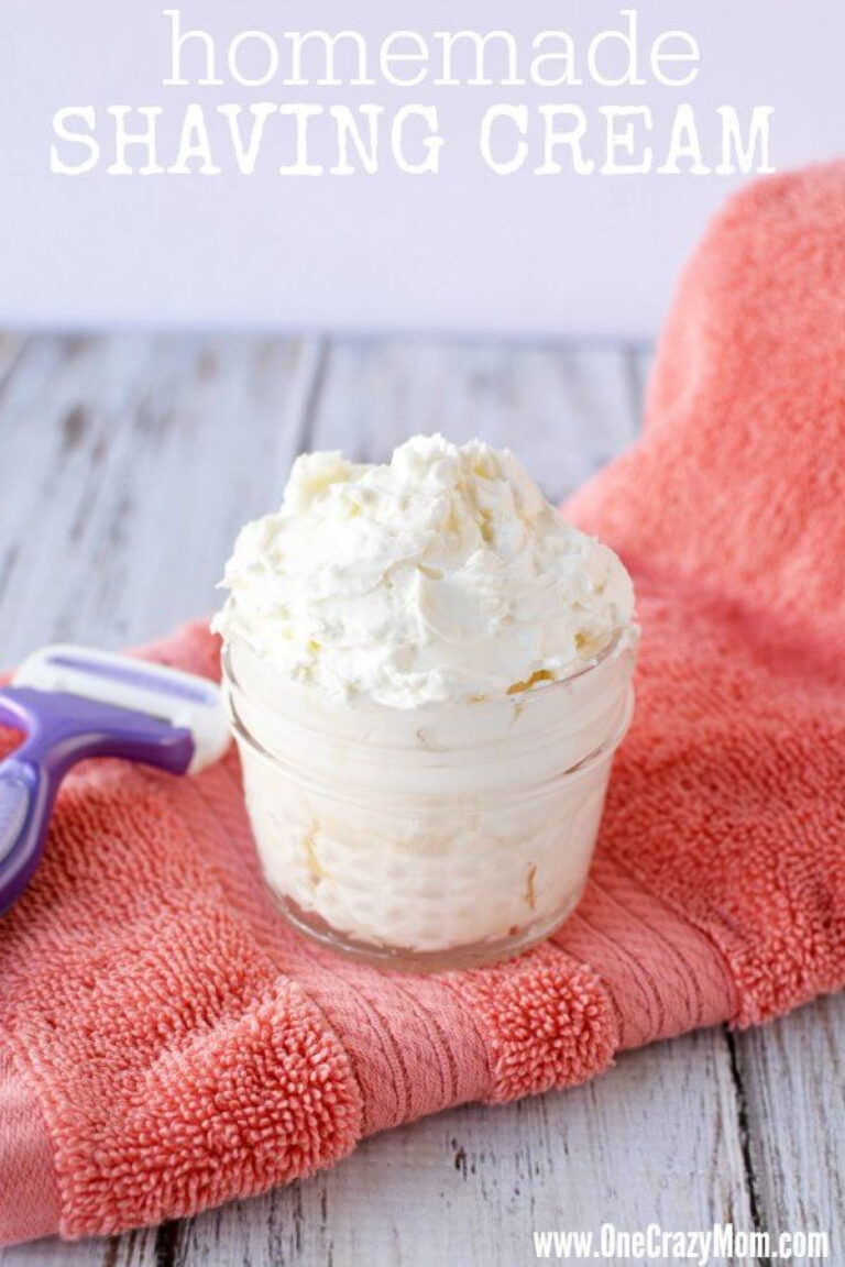 DIY Shaving Cream for Women - Easy Homemade Shaving Cream