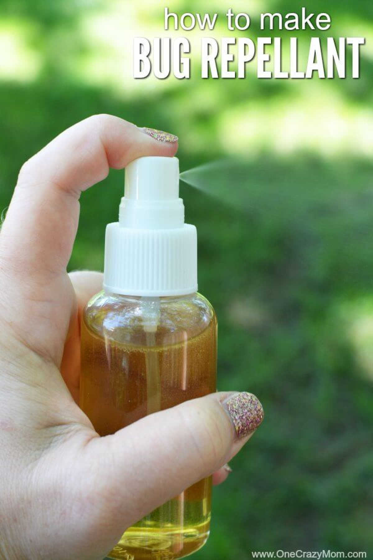 Homemade Bug Spray - One Crazy Mom