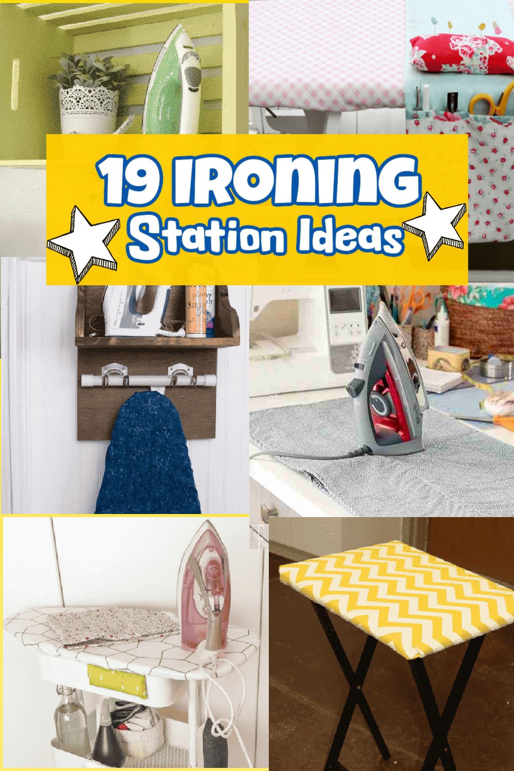 Ironing Station Ideas - One Crazy Mom