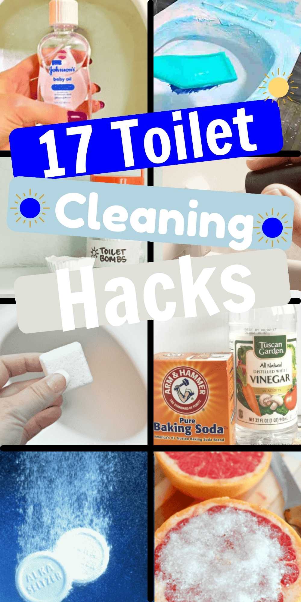 Toilet Cleaning Hacks - 17 Toilet Bowl Cleaning Tricks