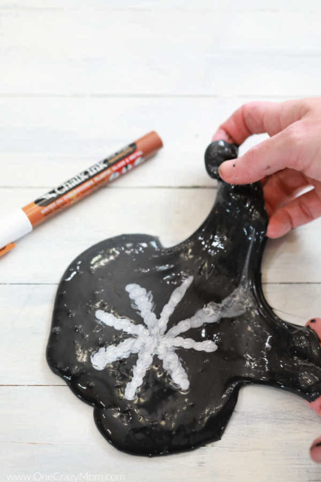 How to make Chalkboard Slime - The Best Chalk Slime Recipe