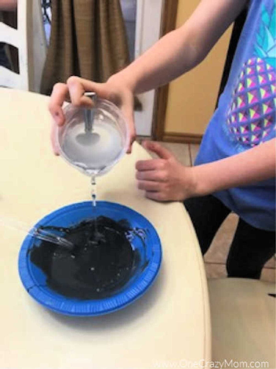 How to make Chalkboard Slime - The Best Chalk Slime Recipe