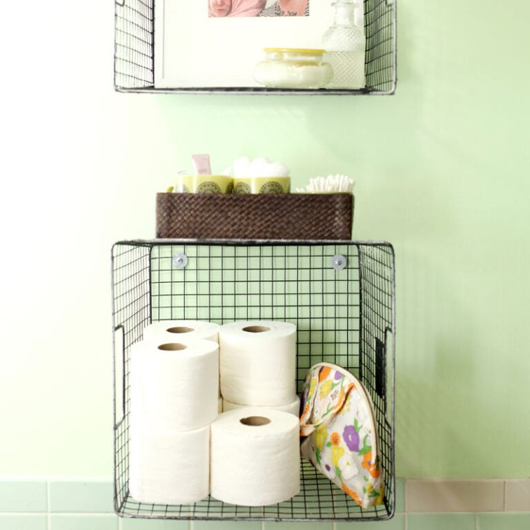 Over the Toilet Storage Ideas - 55 DIY Storage Solutions