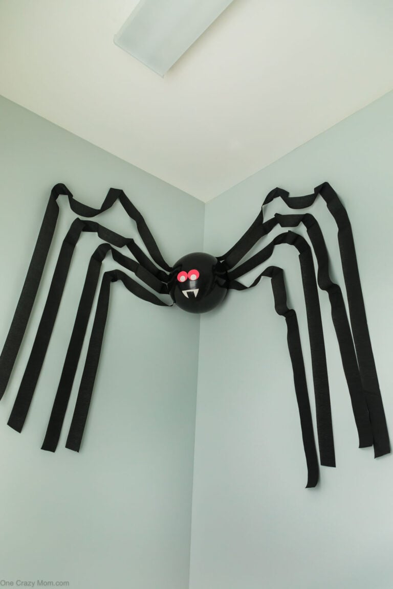 How to Make a Spider - One Crazy Mom