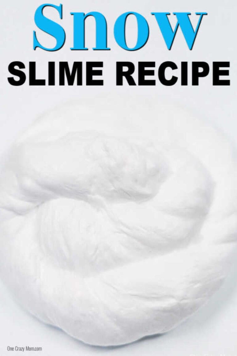 Snow Slime - How to Make Snow Slime
