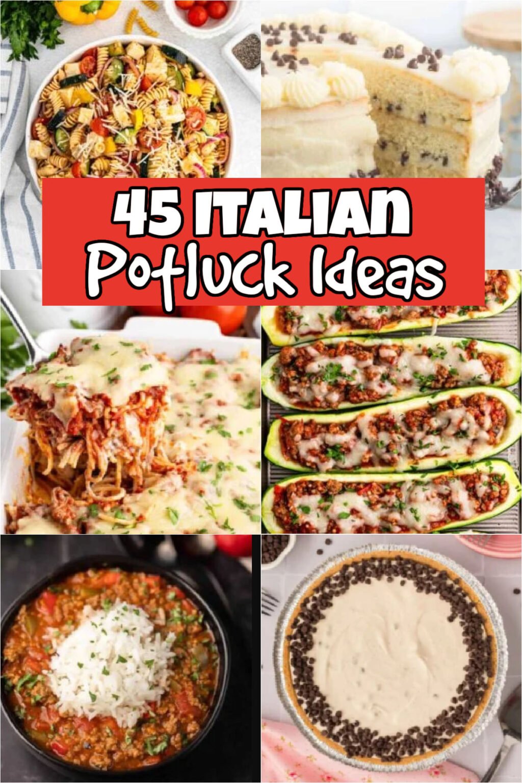 Italian Potluck Ideas - One Crazy Mom